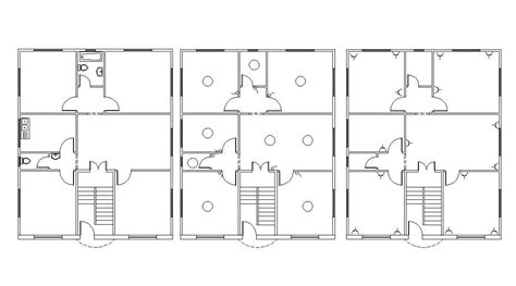 3 Bhk House Electrical Wiring Plan Design Dwg File Cadbull