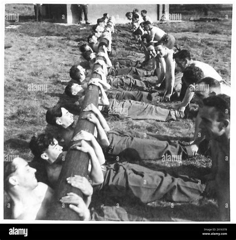 Parachute Training Depot And School Airborne Forces Men Carrying Out An