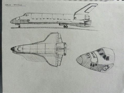 Space Shuttle Sketch 1