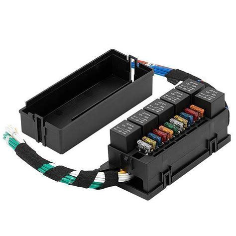 V Car Waterproof Relay Socket Way Fuse Relay Box Holder With Wire For Car Car Truck Boat
