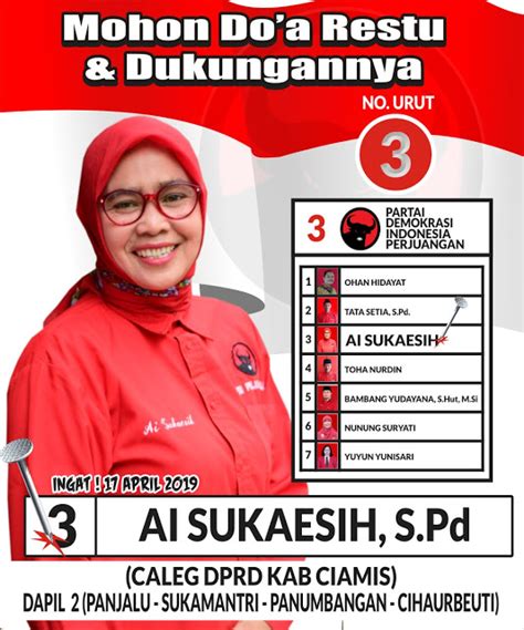 Contoh Spanduk Banner Dan Baliho Caleg Pemilu 2019 Format Cdr Desain