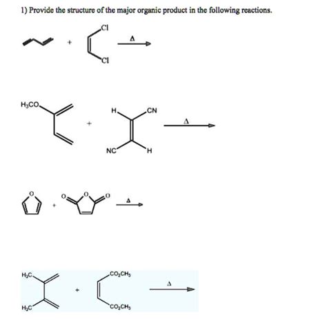 SOLVED: Provide the structure of the major organic product in the following reactions: H2CO ...