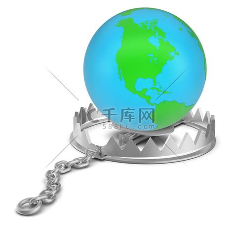 地球陷入熊市高清摄影大图 千库网