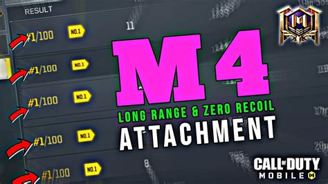 Long Range Fast ADS Zero Recoil M Gunsmith Br Best M Gunsmith In Codm Br IQ Z