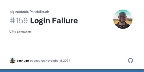 Login Failure Issue Bigtreetech Pandatouch Github