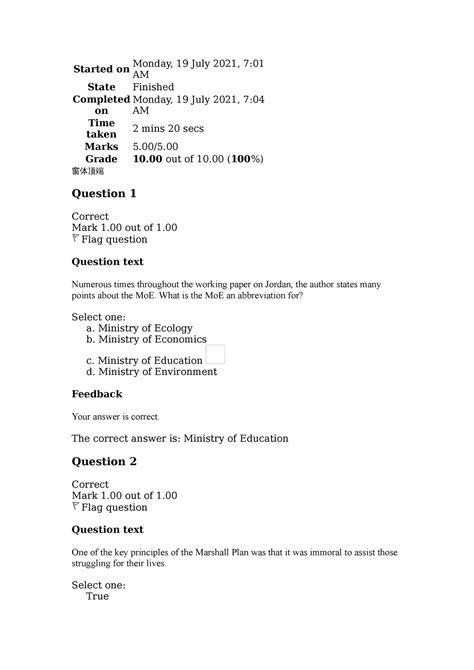 pols 1503 ay2021 t5 15 july 21 july self quiz unit 5 started on