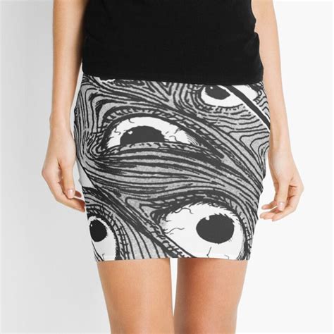 Junji Ito Eyes Mini Skirt sold by Mirko Röper SKU 929883 Printerval