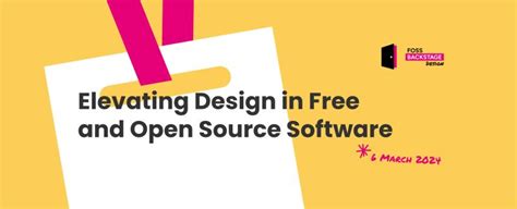 Foss Backstage On Linkedin Foss Backstage Design