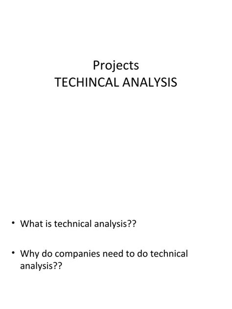 Techincal Analysis1 Download Free Pdf Procurement Technical Analysis
