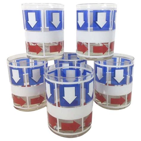 Vintage 12 Piece Libbey Gold Coin Barware Suite 6 Highball 6 Rocks