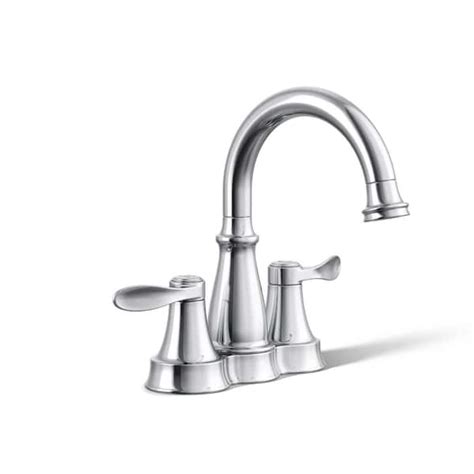 Kohler Bellera 4 In Centerset Double Handle Bathroom Faucet In