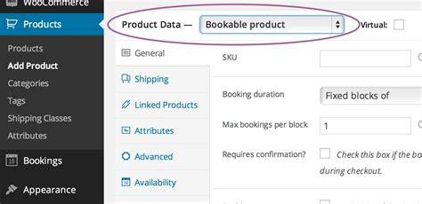 Woocommerce Bookings Booking And Reservations Wordpress Plugin