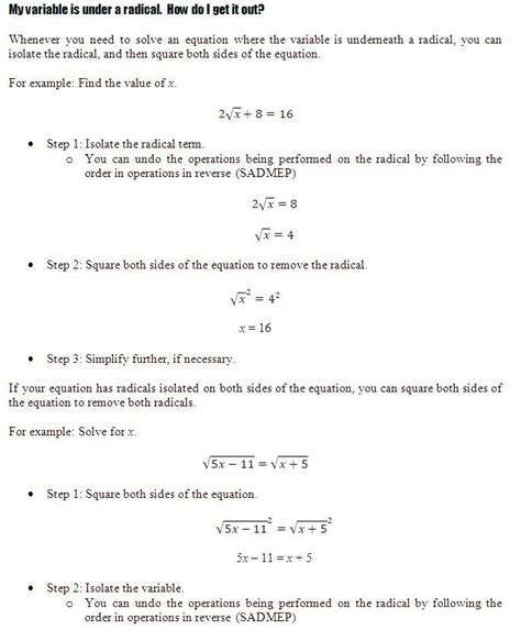 Word Problem Radical Equation Tessshebaylo