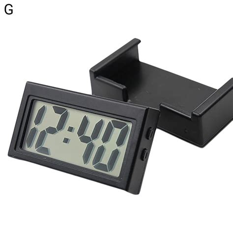 Lifetechs Electronic Clock Self Adhesive Mini LCD Display Large Screen Table Dashboard Desk