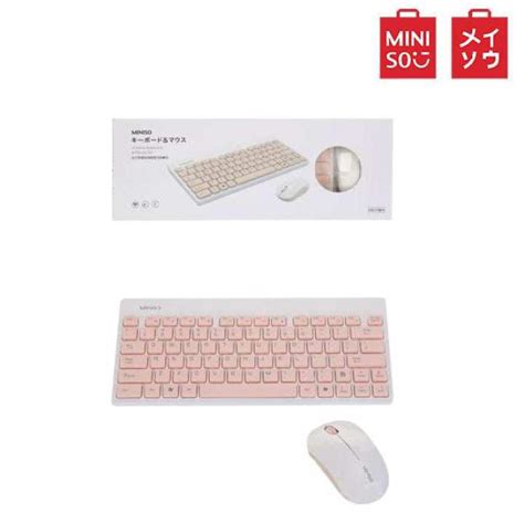 Best Deals For Miniso Wireless Mouse And Keyboard Set White And Pink In Nepal Pricemandu