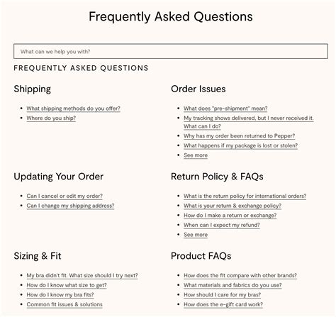 Ms Word Faq Template Collection