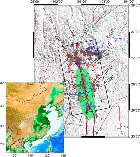 Frontiers Seismicity Of The Repeating Earthquake Clusters In The Northern Xiaojiang Fault Zone