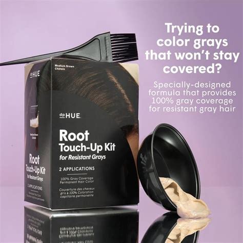 Dphue Black Root Touch Up Kit For Resistant Gray Hair Ulta Beauty