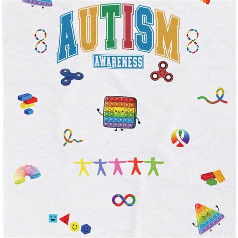 Autism T Autism Blanket Sensory Blanket Autism Awareness Asd