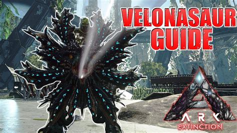 Ark Extinction Velonasaur Guide Deutsch Austria Youtube
