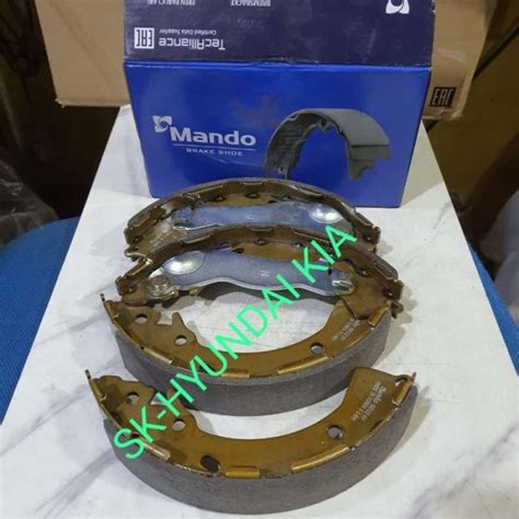 Promo Kampas Rem Belakang Brake Shoe All New Rio Grand Avega Grand I10 Diskon 23 Di Seller