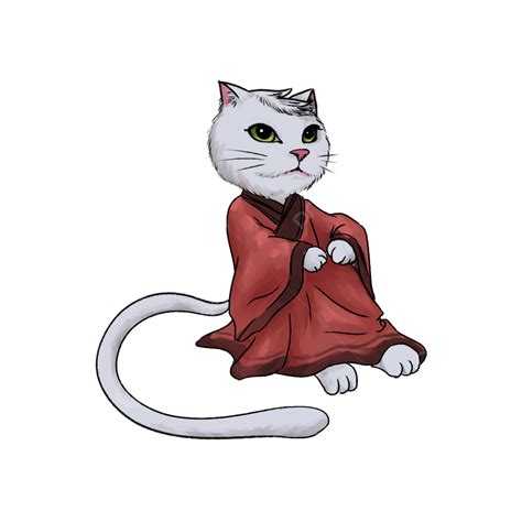 Thinking Cat Clipart