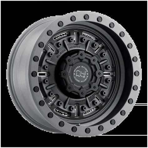 ABRAMS TEXTURED MATTE GUNMETAL Black Rhino Rims On Sale
