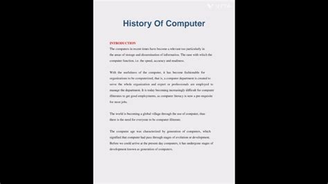 History Of Computer Introduction 2024 Currentaffairs