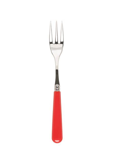 Late Afternoon Classic Red Serving Fork Cutlery