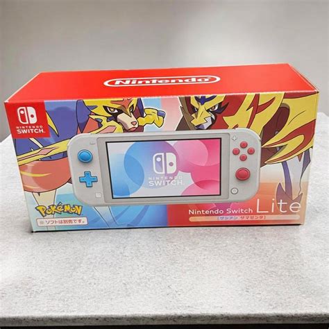Nintendo Switch Lite 【ザシアン・ザマゼンタ】 中古美品 By メルカリ