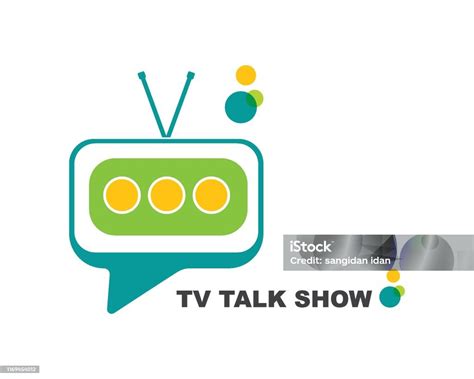 Tv 토크쇼 로고 아이콘 벡터 일러스트 로고에 대한 스톡 벡터 아트 및 기타 이미지 로고 0명 개념 Istock