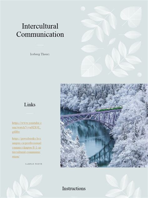 Intercultural Communication Iceberg Model 2 Pdf