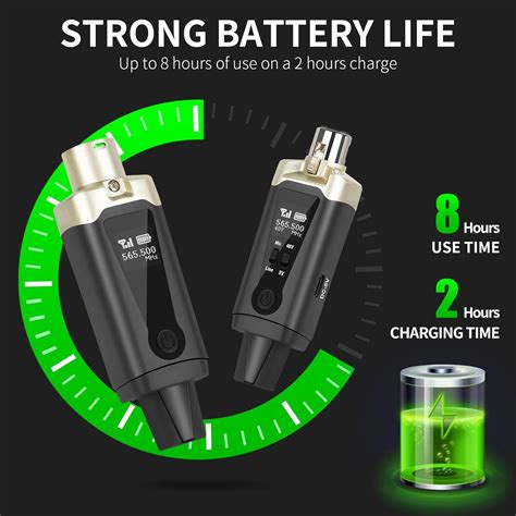 Wireless Xlr Transmitter And Receiverand Wireless Guitar Transmitter