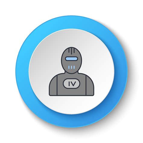 Round Button For Web Icon Gps Smart Location Button Banner Round Badge Interface For