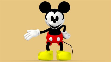 Mickey Mouse V 1 3d Model By Thelapisblock Lapisblock22 [e81a45b