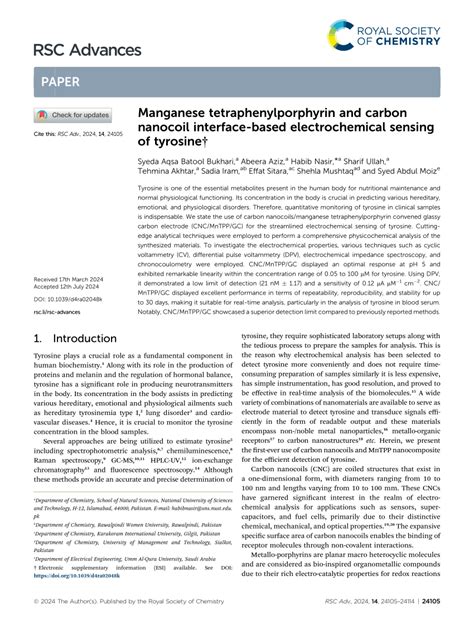 Pdf Manganese Tetraphenylporphyrin And Carbon Nanocoil Interface