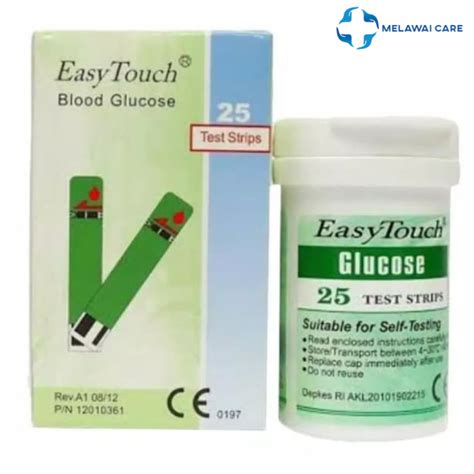 Easy Touch Easytouch Strip Cek Gula Darah Glucose Isi 25 Pcsalat Cek