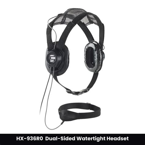 Hx 936r0 Dual Sided Watertight Mesh Mounted Lightweight Headset
