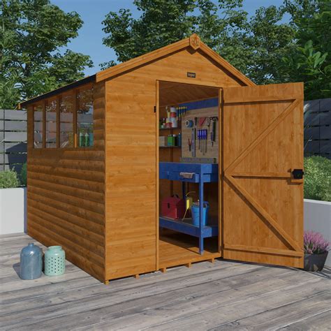 Tiger Loglap Apex Shed Wooden Loglap Sheds Tiger Sheds