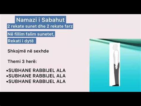 Si Falet Namazi I Sabahut Per Fillestare YouTube