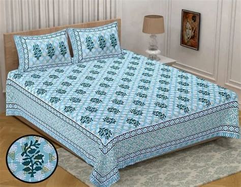 Size Double King Size Pure Cotton Bedsheets For Home At ₹ 350piece