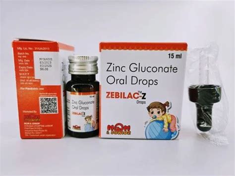 Zinc Gluconate Oral Drop At ₹ 98 Bottle In Sas Nagar Id 2852974831291