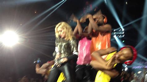 Madonna Mdna Tour Houston Wardrobe Belt Malfunction Youtube