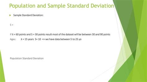 Master Statistics 18 Population And Sample Standard Deviation Pptx