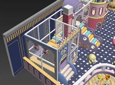Indoor Naughty Castle Playground 3d Model Cgtrader