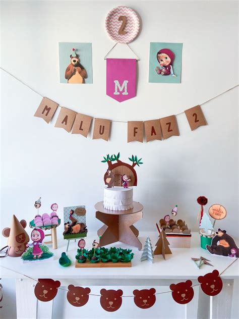 Kits Imprimibles Masha Y El Oso Artofit