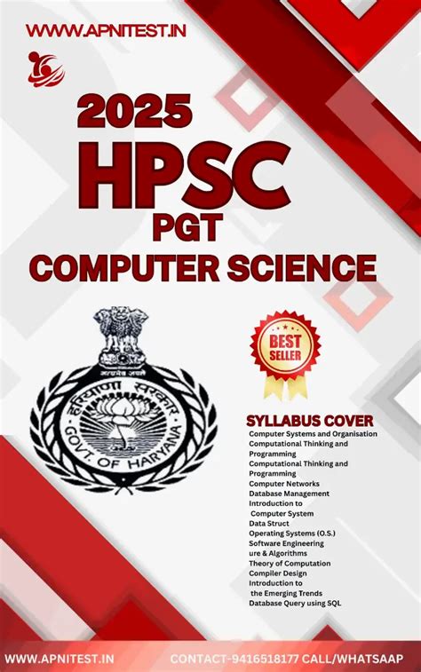 Hpsc Pgt Computer Science Book And Test Series