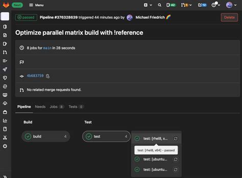 Efficient Pipelines In Gitlab Cicd Parallel Matrix Builds Reference