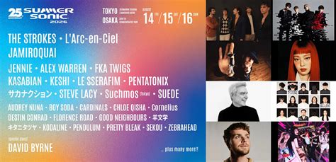 Summer Sonic 2026 Tokyo And Osaka Lineup