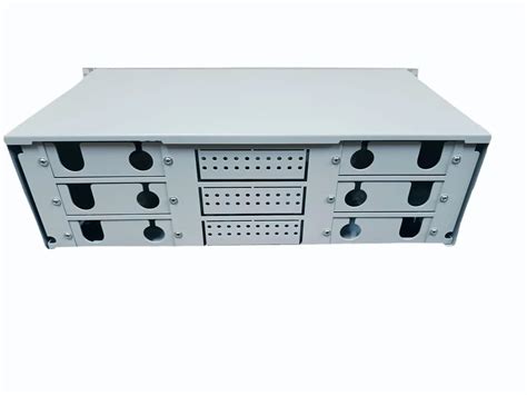 96 Port Single Mode Fms 96f Unloaded Fiber Optic Patch Panel 3u Sc At